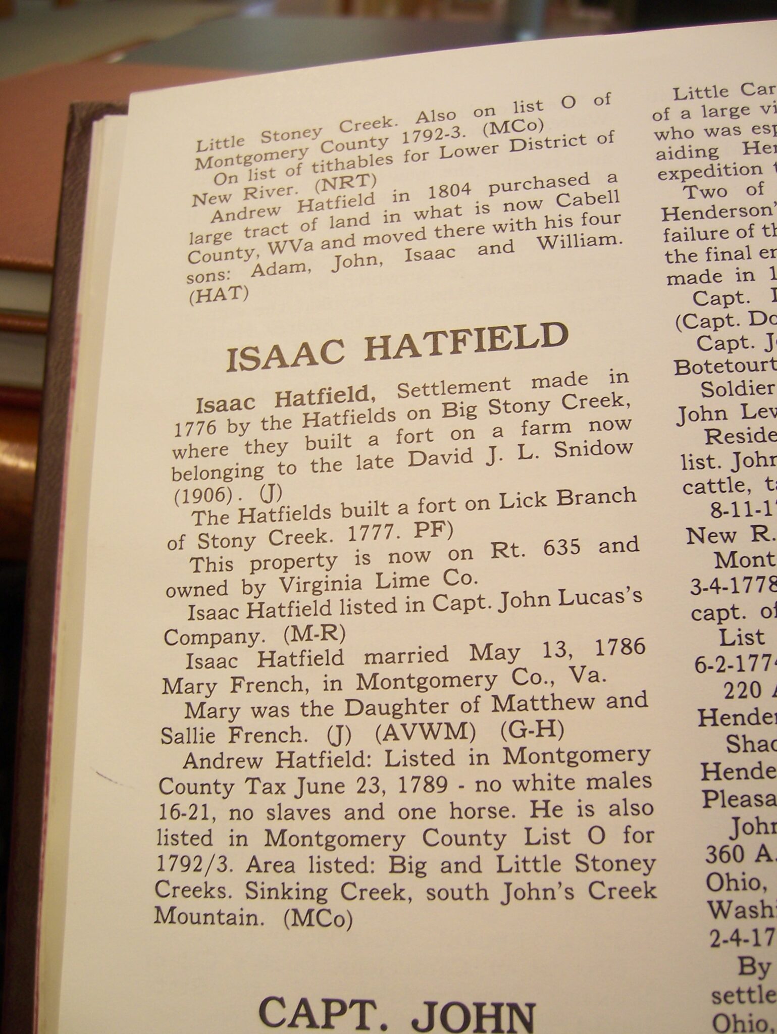 Hatfield Family of Pennsylvania & Virginia - The Heritage Lady