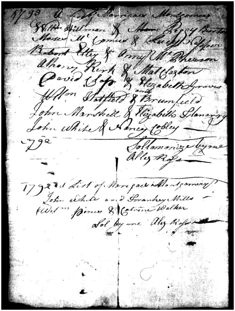 William Hatfield Anna Hatfield 1793 marriage - The Heritage Lady